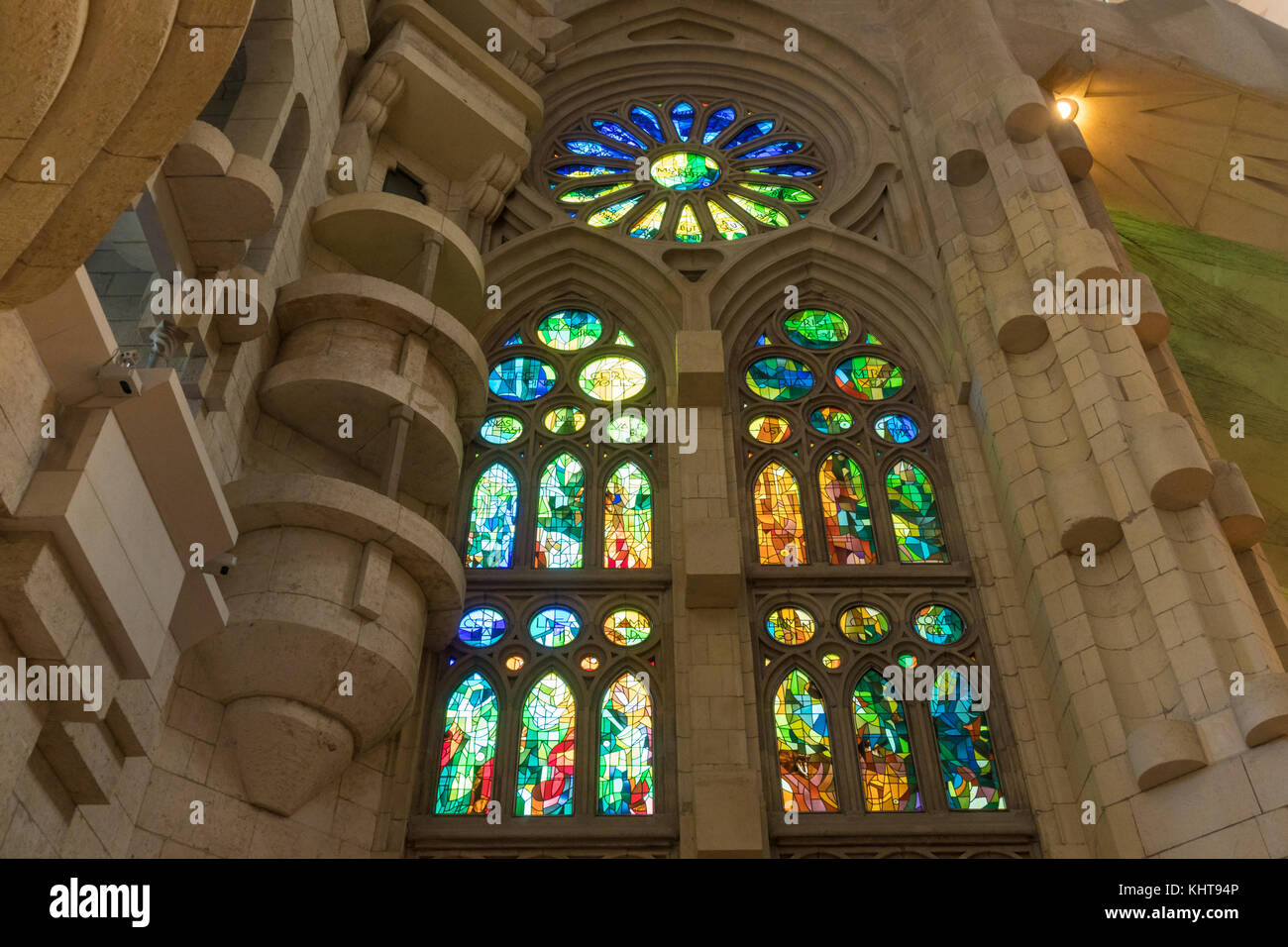 Sagrada Familia - Catholic church in Barcelona, Catalonia Stock Photo ...
