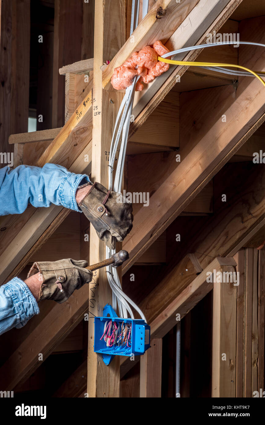 New electrical wiring in house hi-res stock photography and images - Alamy