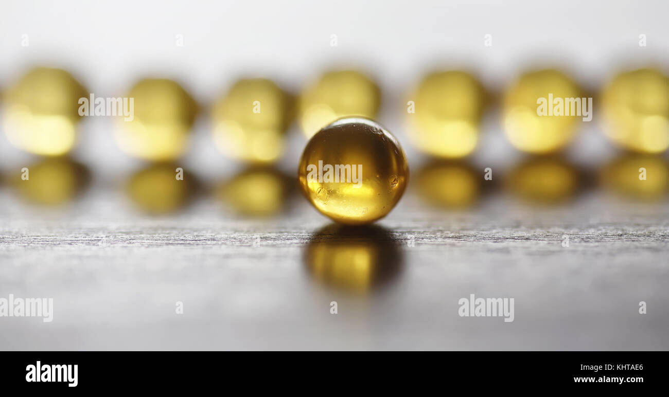 Fish fat. Medical products for the treatment of diseases. The co Stock ...