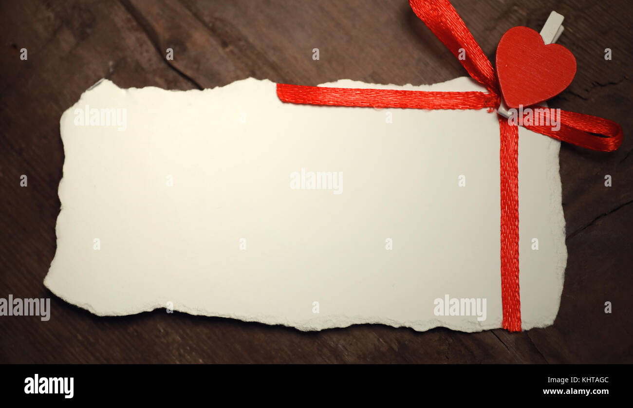 white sheet of paper love notes and heart shape Stock Photo - Alamy