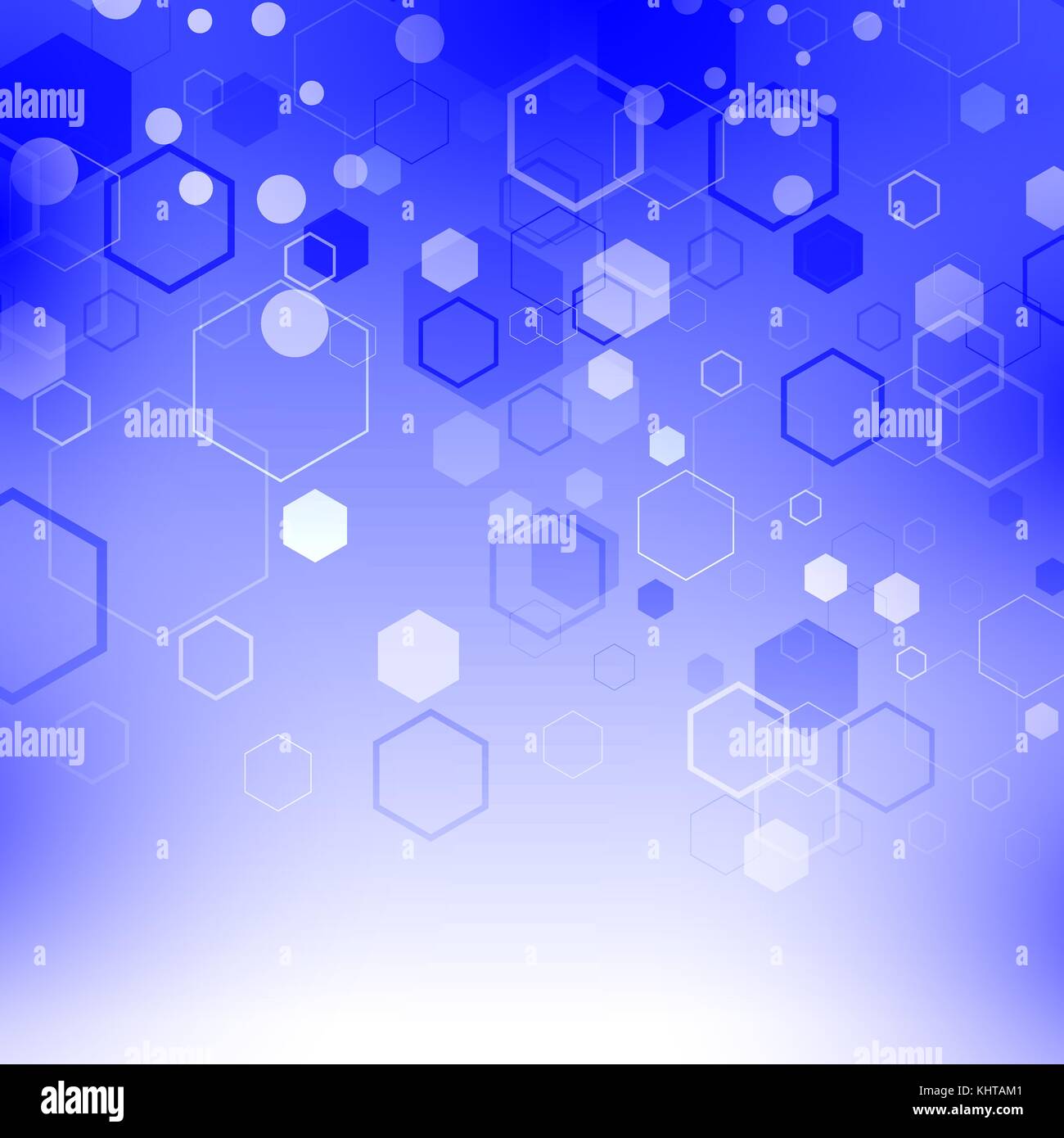 Blue Technology Background with Particle Stock Vector Image & Art - Alamy