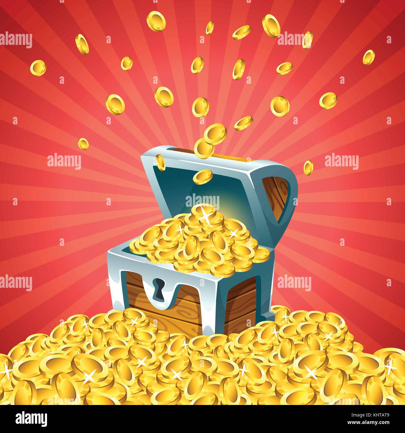 Cartoon Treasure Chest Stock Photos & Cartoon Treasure Chest Stock ...