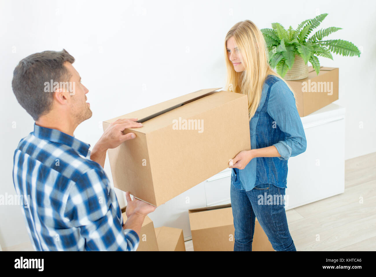 Time for the big move Stock Photo - Alamy