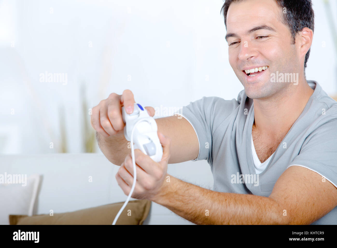 Relaxed gaming hi-res stock photography and images - Alamy