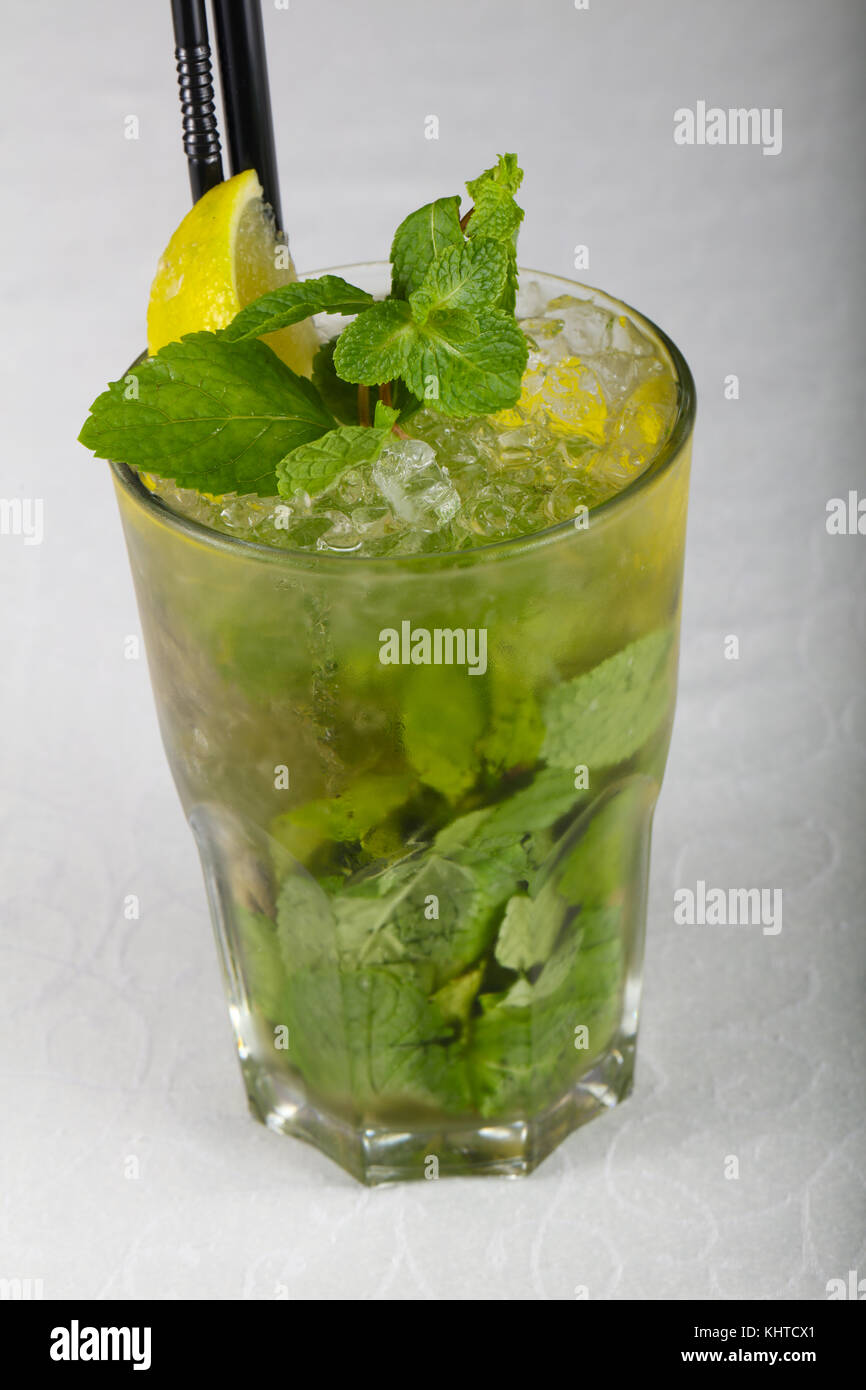 Cold Mojito cocktail Stock Photo - Alamy