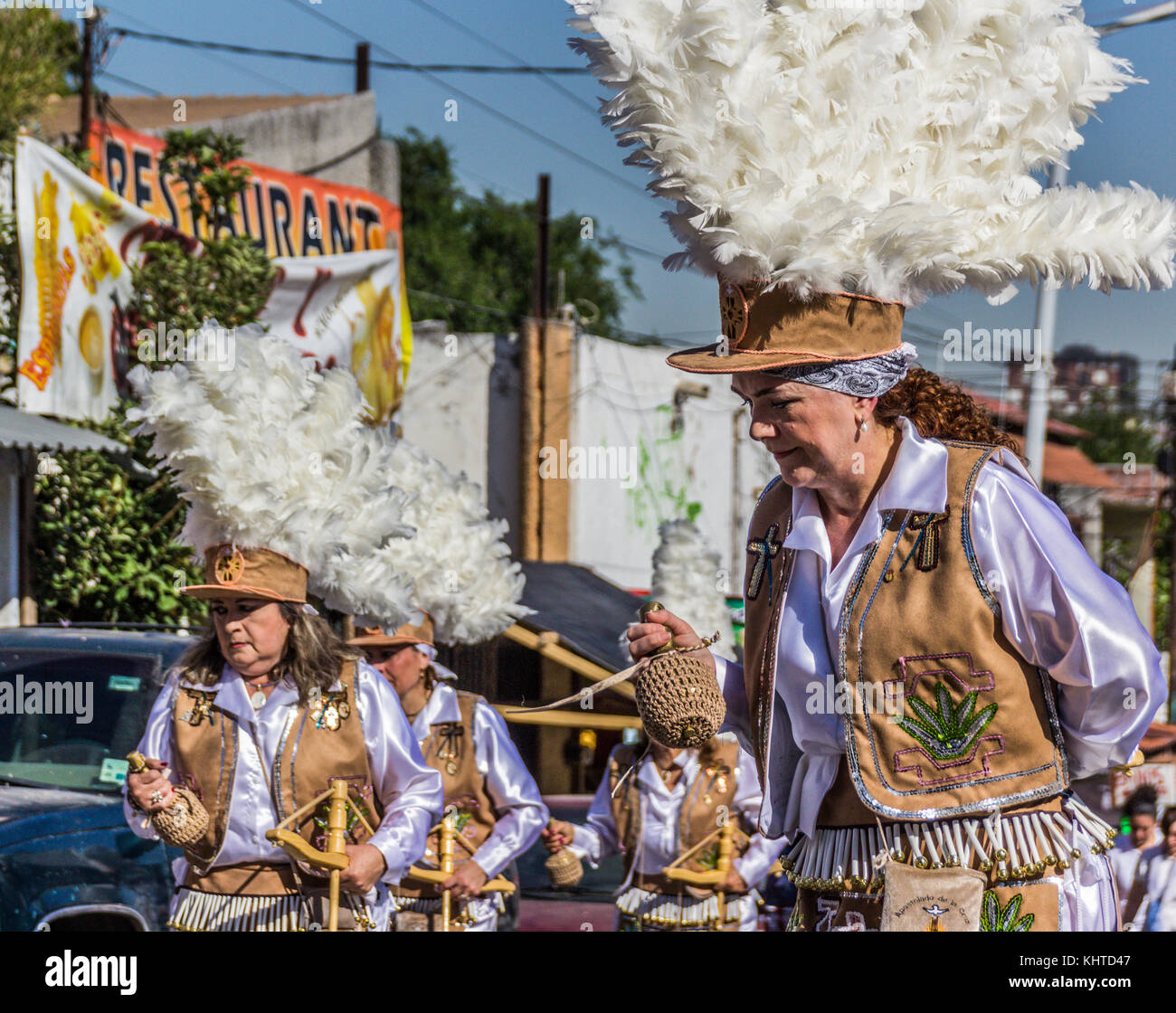 Mexican religious dancers hi-res stock photography and images - Alamy