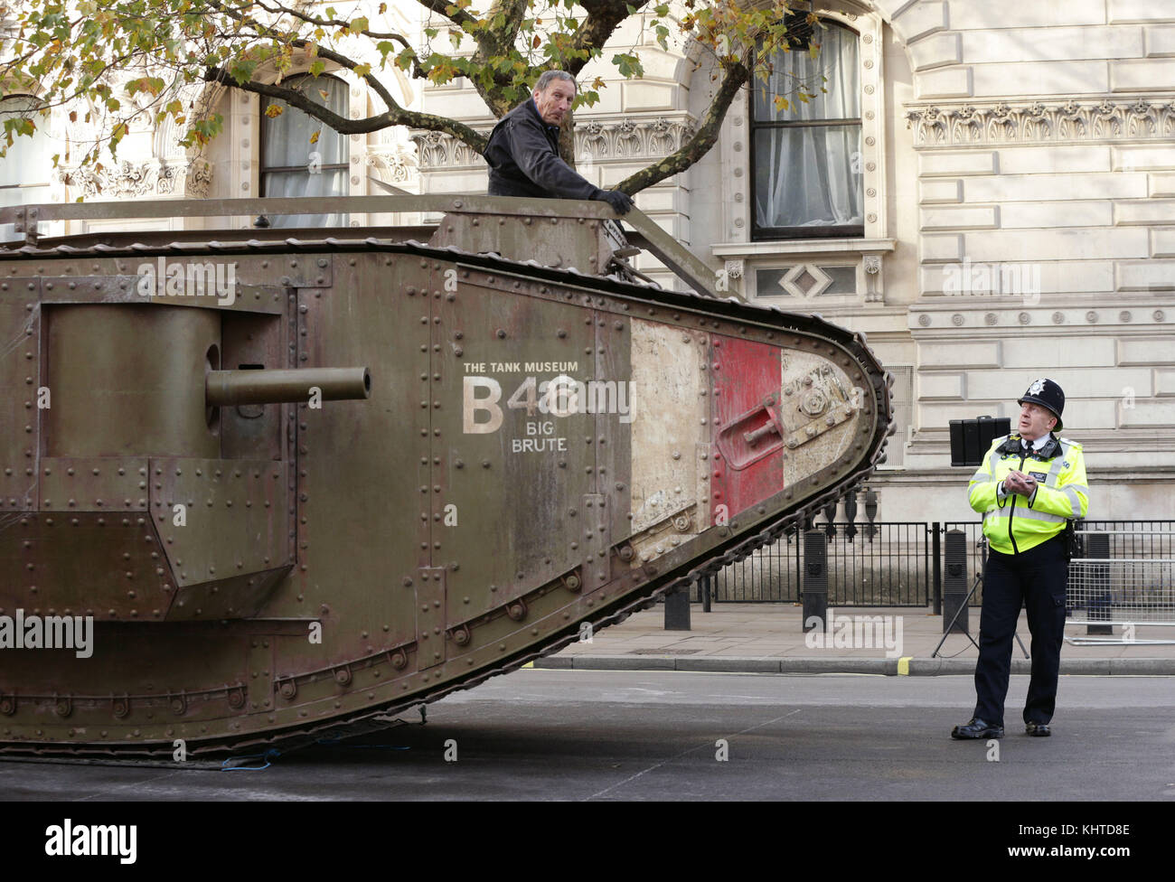 Police officer and former gulf war tank commander spike yarrow hi-res ...