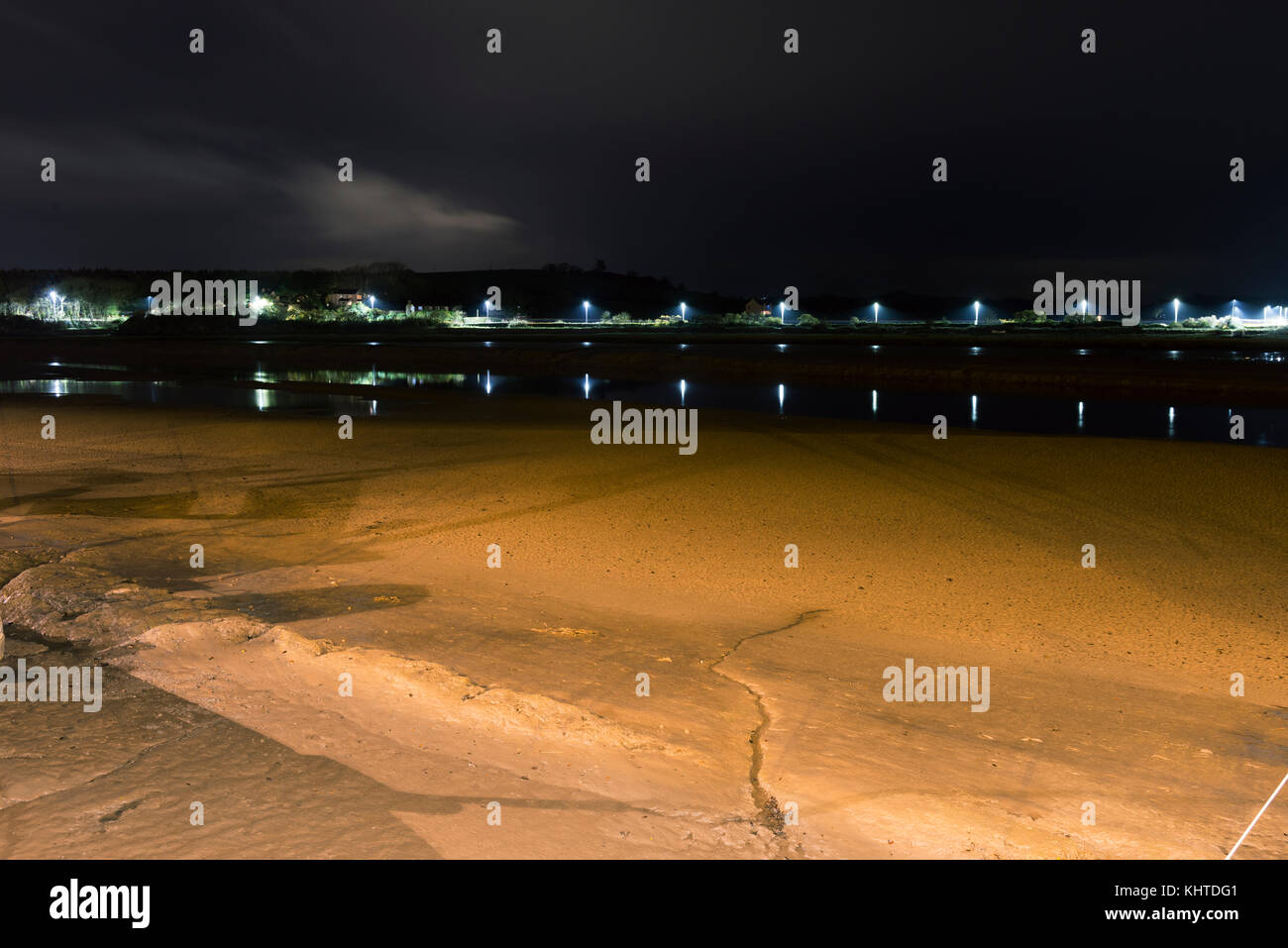 Devon shore at night hi-res stock photography and images - Alamy