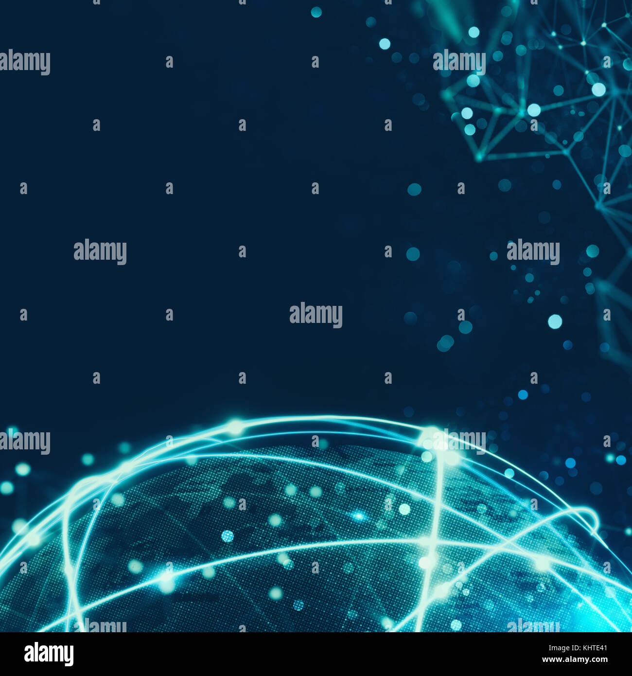 Concept of global internet connection network Stock Photo - Alamy