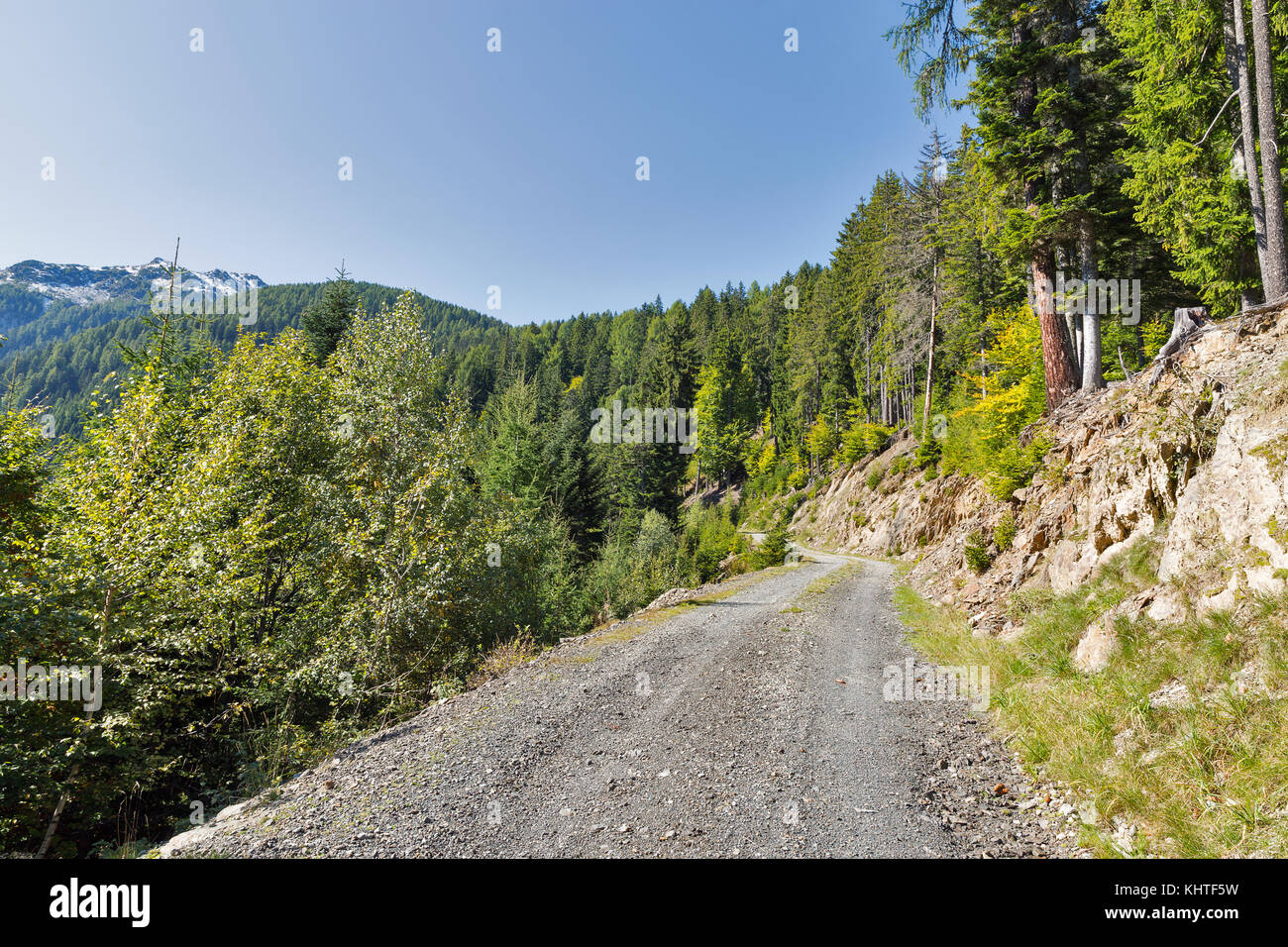 Alpine road in summer hi-res stock photography and images - Alamy
