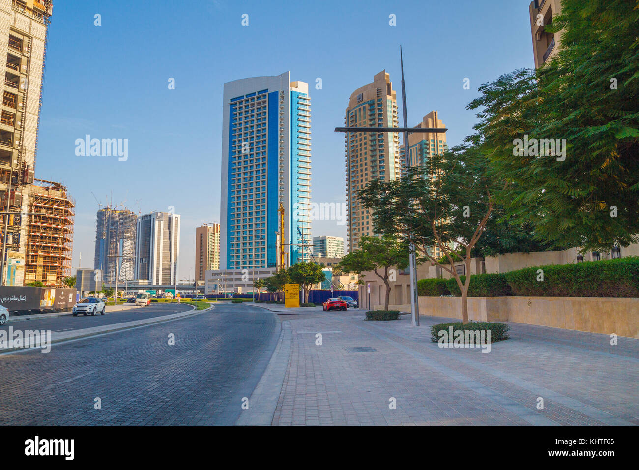 Dubai, UAE, Urban view, Skylines and city view. 2015 Stock Photo - Alamy