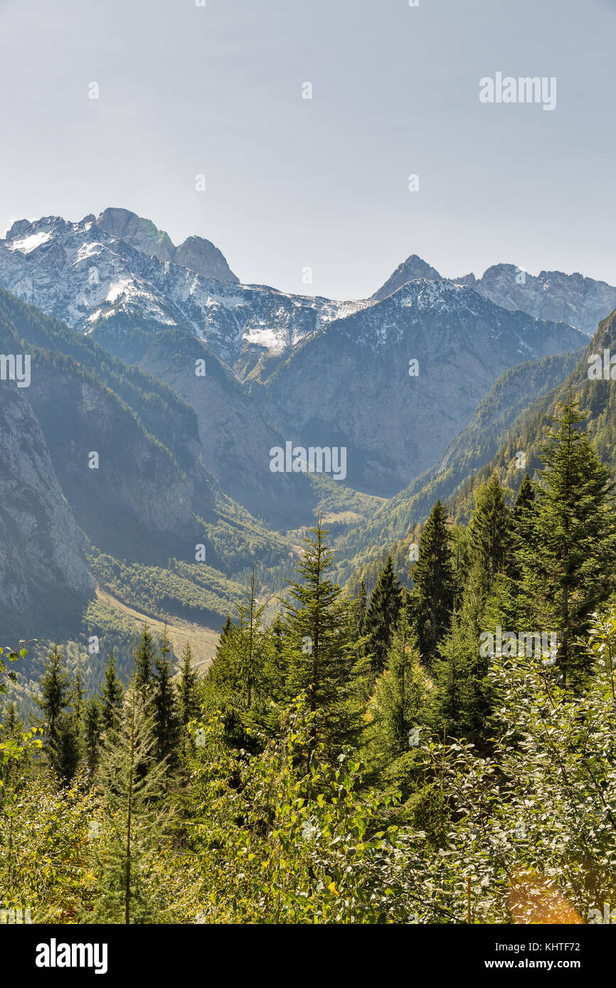 Alpine mountain landscape in Western Carinthia, Austria Stock Photo - Alamy