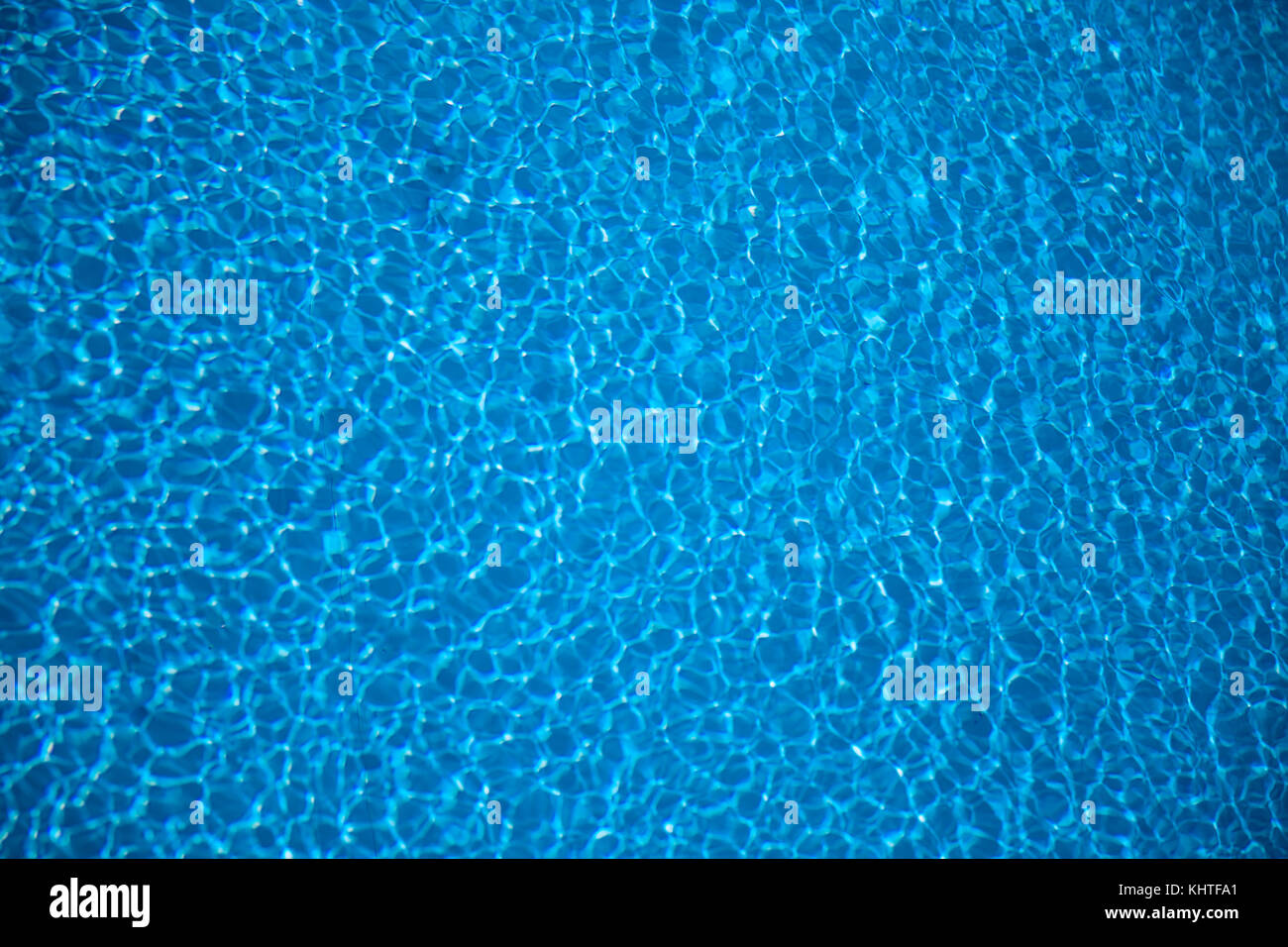 top view blue water caustics background. Pooll water Stock Photo - Alamy