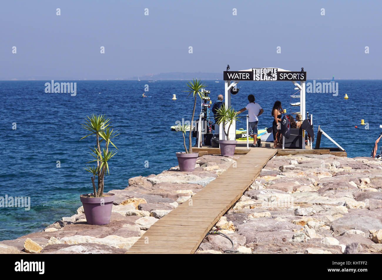 Nice , France 16 August 2017 : Facilities for sport and recreation ...