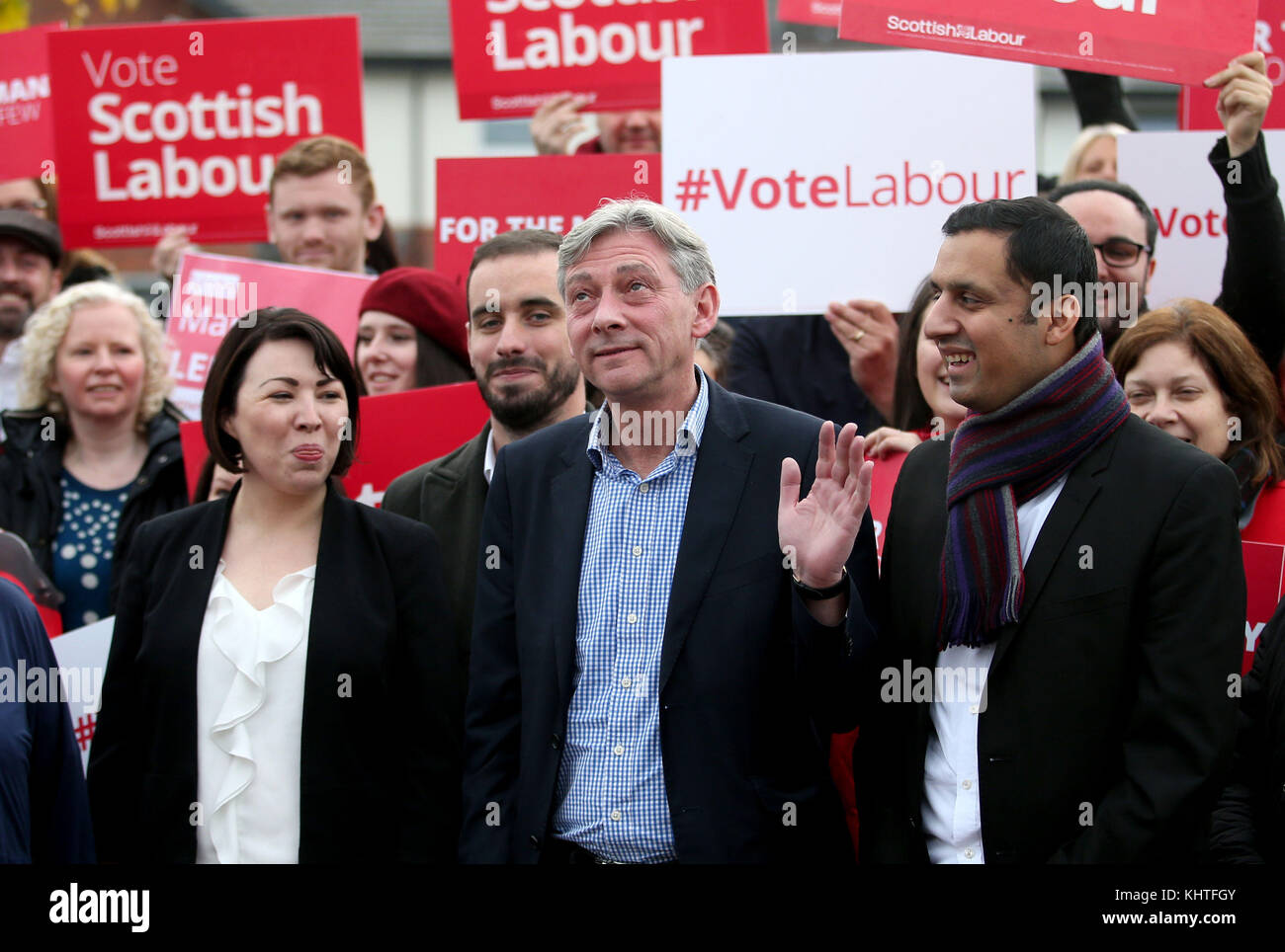 Scottish Labour's Richard Leonard meets with fellow MSPs and party ...