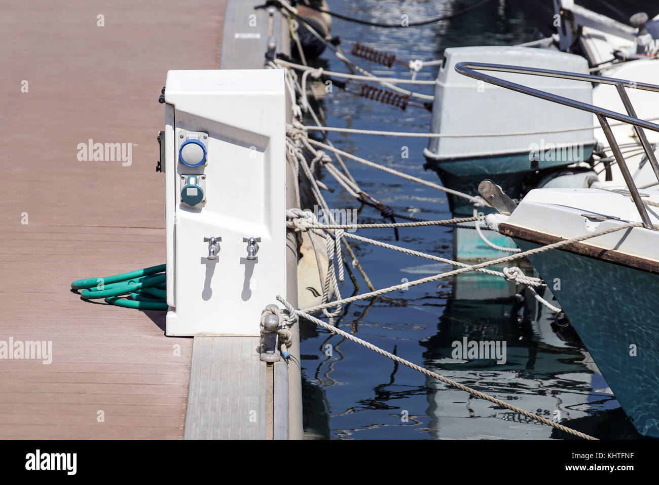 Marina power supply hi-res stock photography and images - Alamy