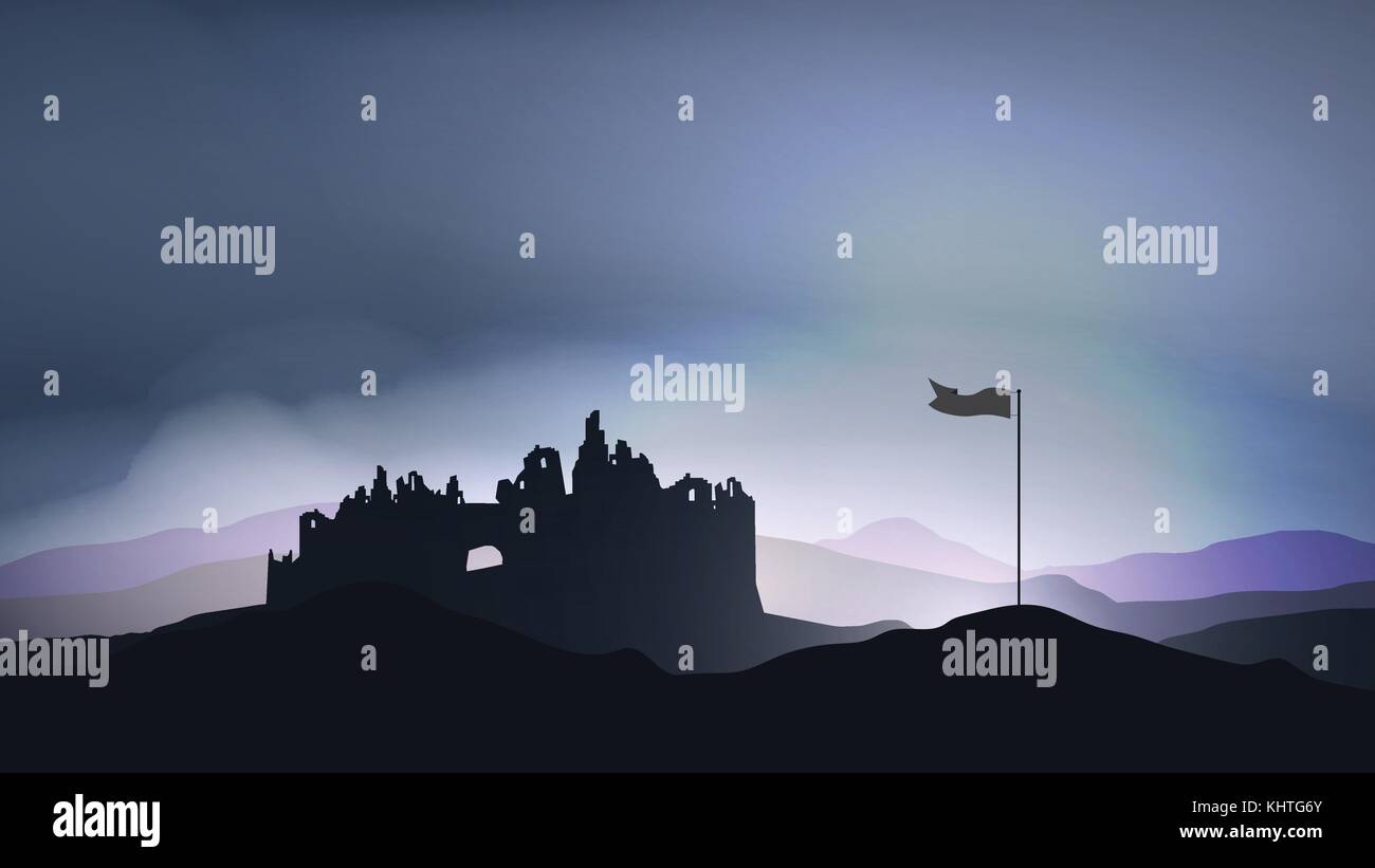 City ruins destroyed abandoned Stock Vector Images - Alamy