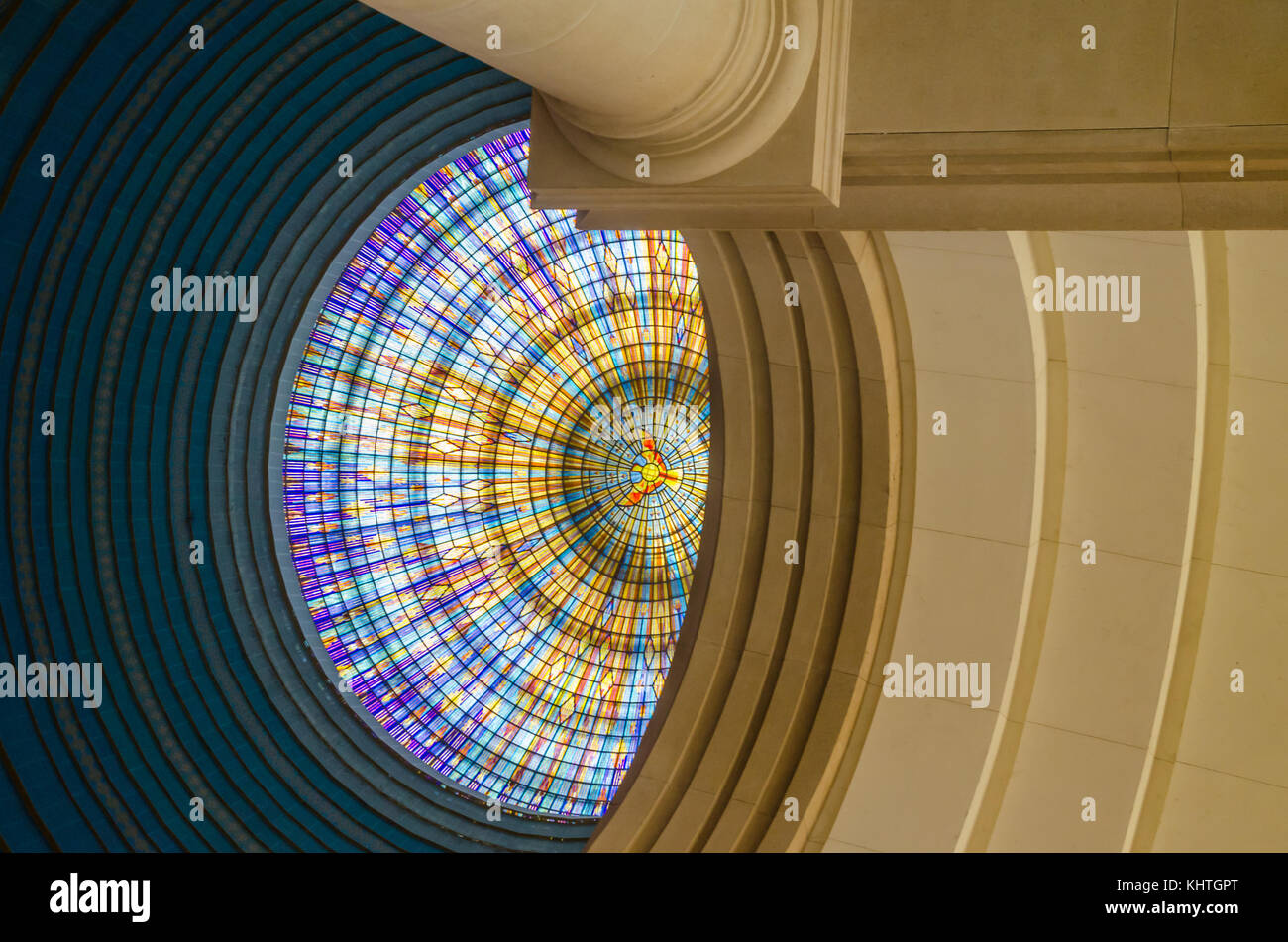 Yamoussoukro, Ivory Coast - February 01 2014: Famous landmark Basilica ...