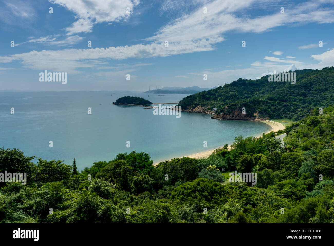 Naoshima, Okayama, Japan - October 2017: Naoshima Island view Towards ...