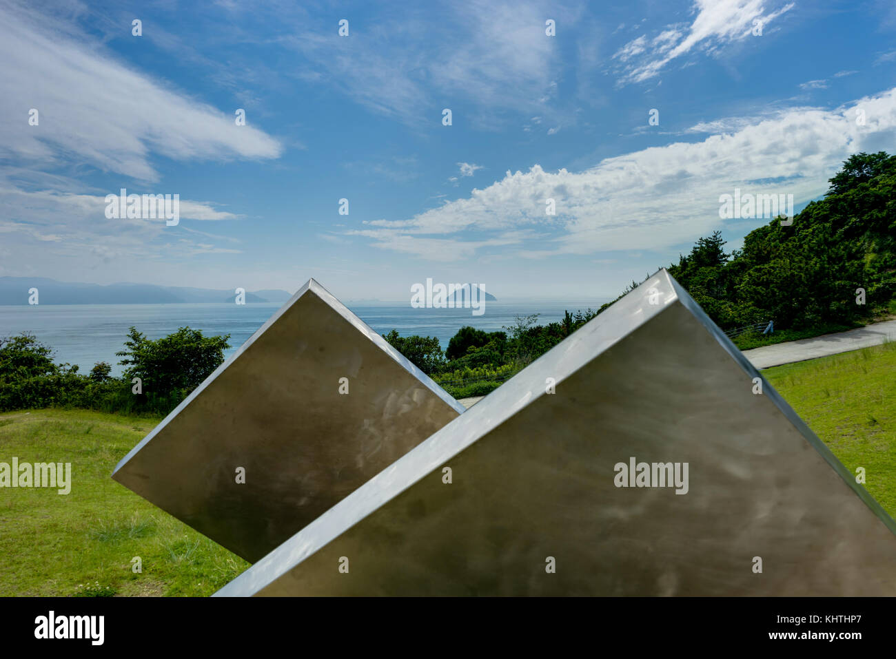 Naoshima, Okayama, Japan - October 2017: Naoshima Island view Towards ...
