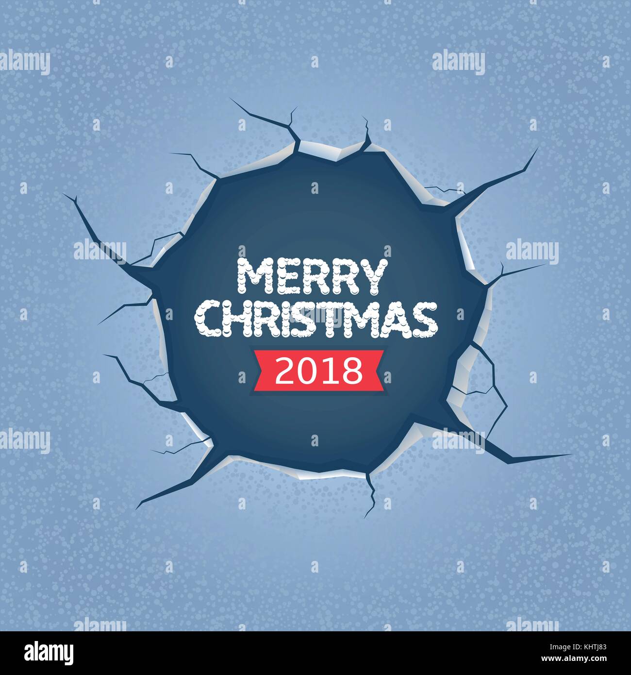 Graphic christmas card ice Stock Vector Images - Alamy