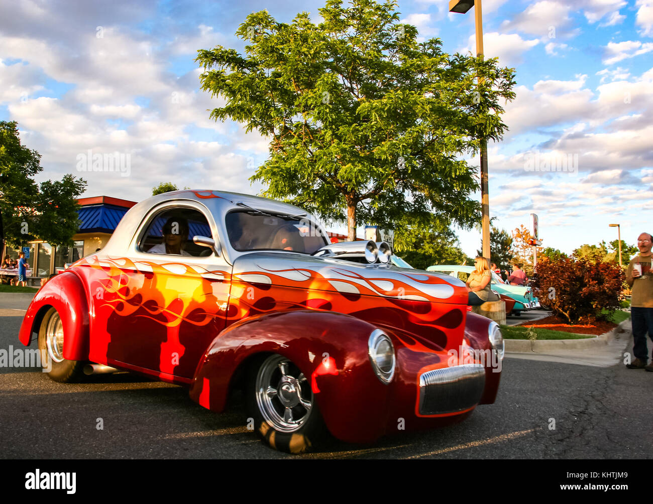 DENVER, USA - JUNE 19, 2008: Classic car at Burger King Classic Car ...