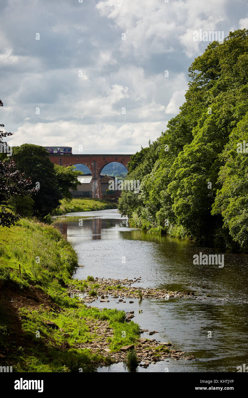 Whalley village in the Ribble Valley, Lancashire. Pictured Whalley ...