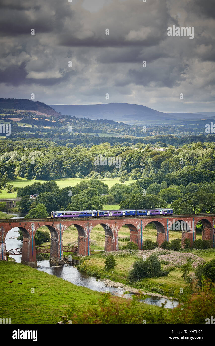 Whalley village in the Ribble Valley, Lancashire. Pictured Whalley ...