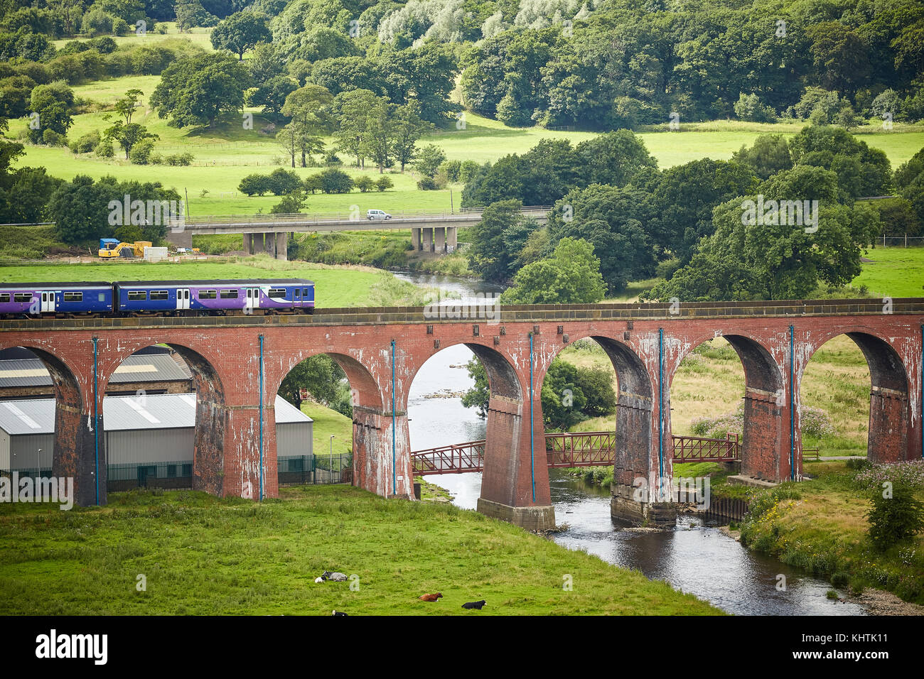 Whalley village in the Ribble Valley, Lancashire. Pictured Whalley ...