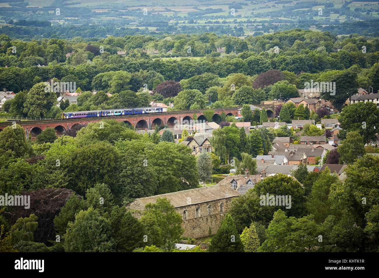 Whalley village in the Ribble Valley, Lancashire. Pictured Whalley ...