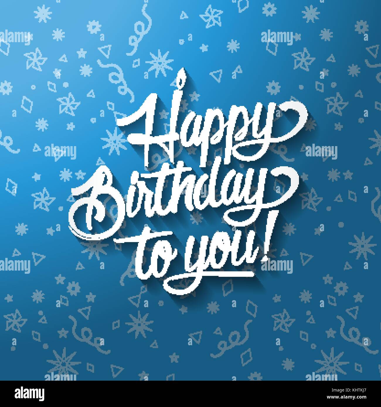 Happy birthday greeting lettering text Stock Vector Image & Art - Alamy