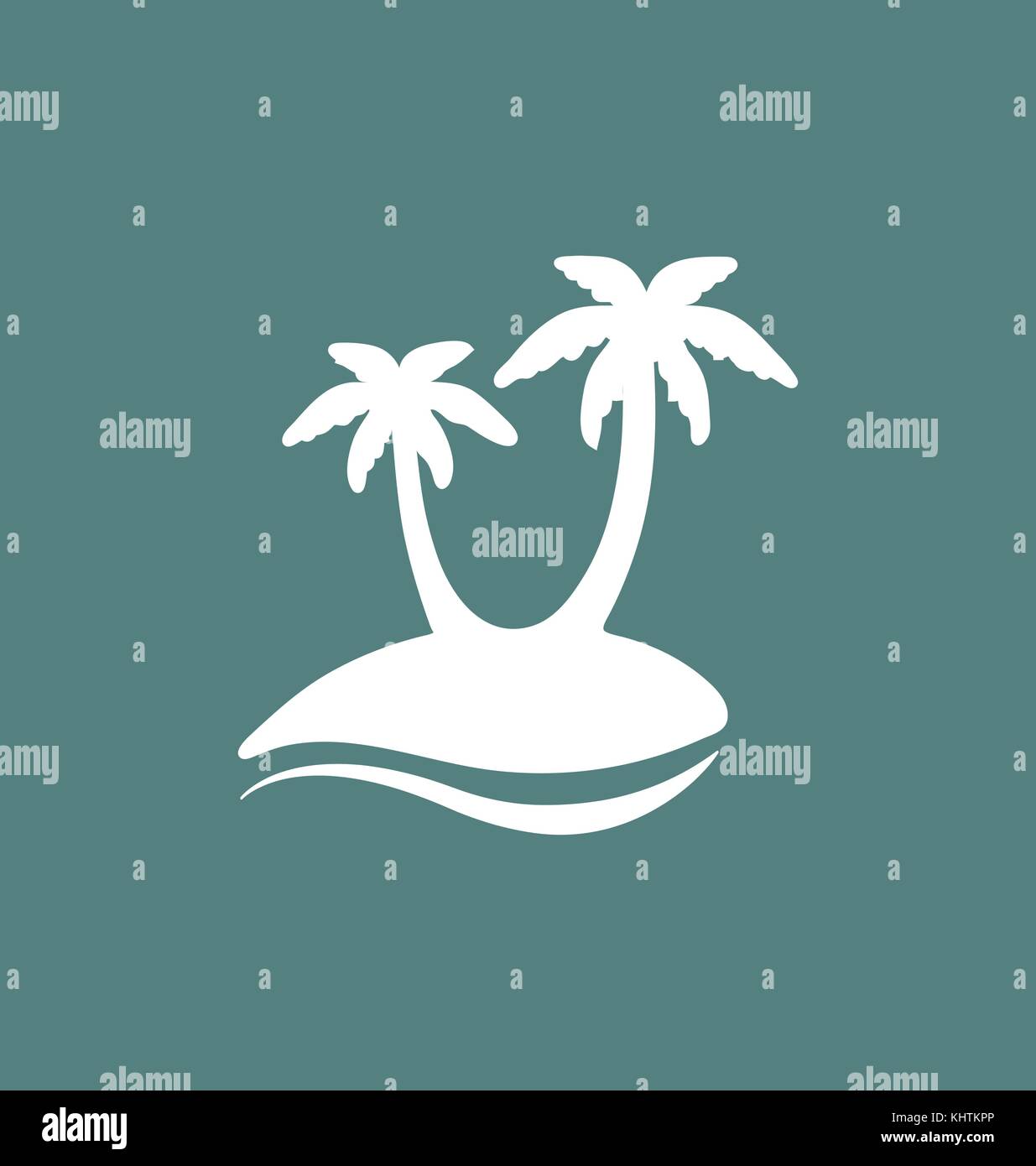Palm tree vector vectors hi-res stock photography and images - Alamy