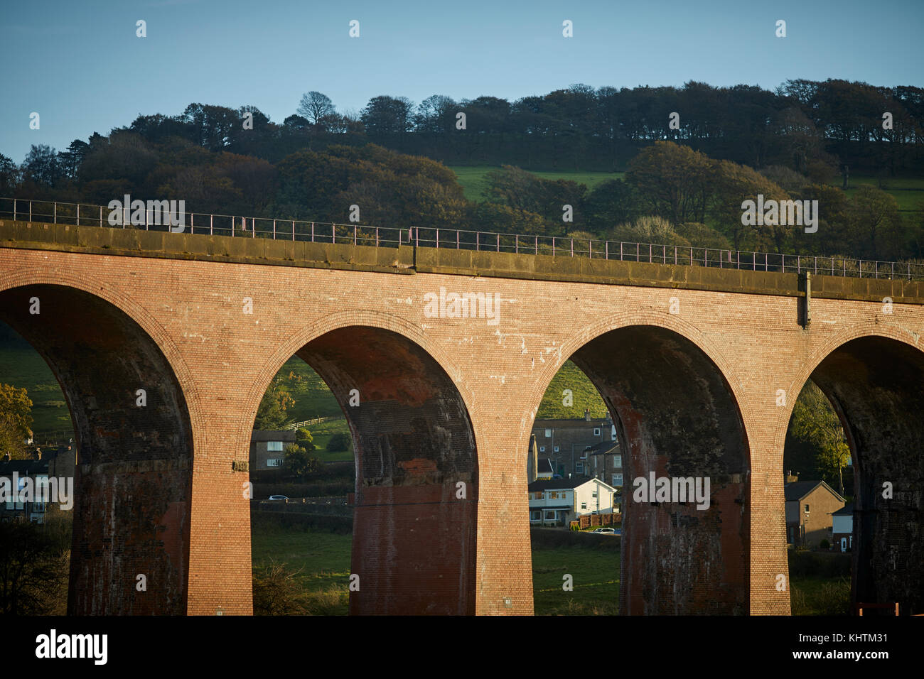 Autumn in Ribble Valley village Whalley in Lancashire, listed Whalley ...