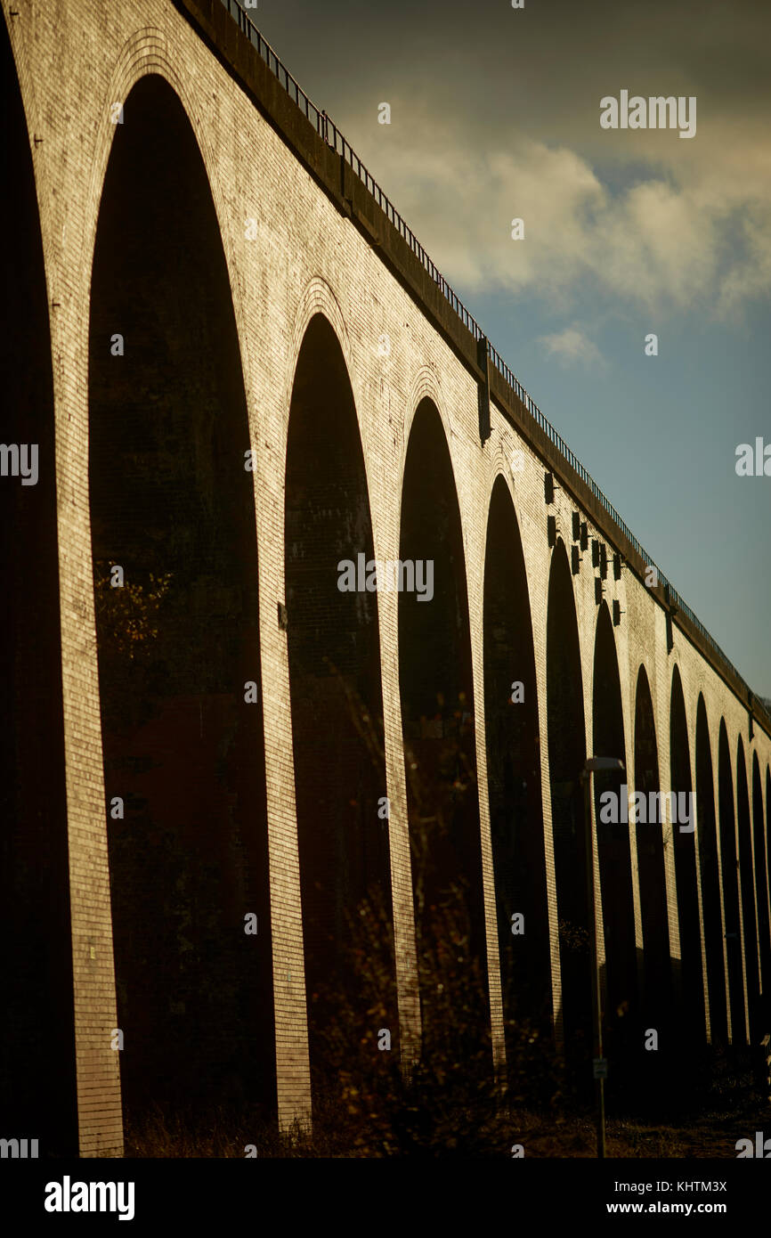 Autumn in Ribble Valley village Whalley in Lancashire, listed Whalley ...