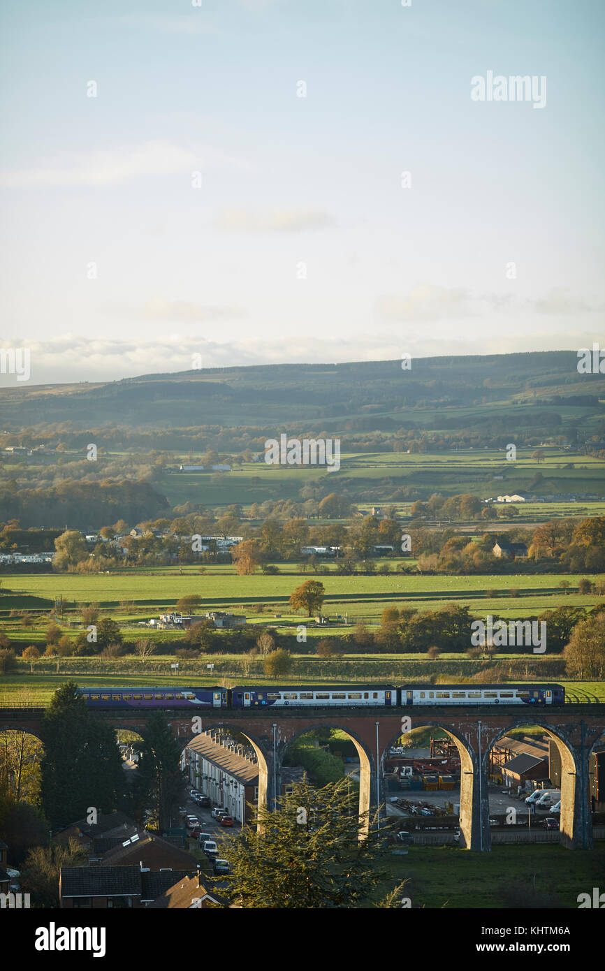 Autumn in Ribble Valley village Whalley in Lancashire, listed Whalley ...