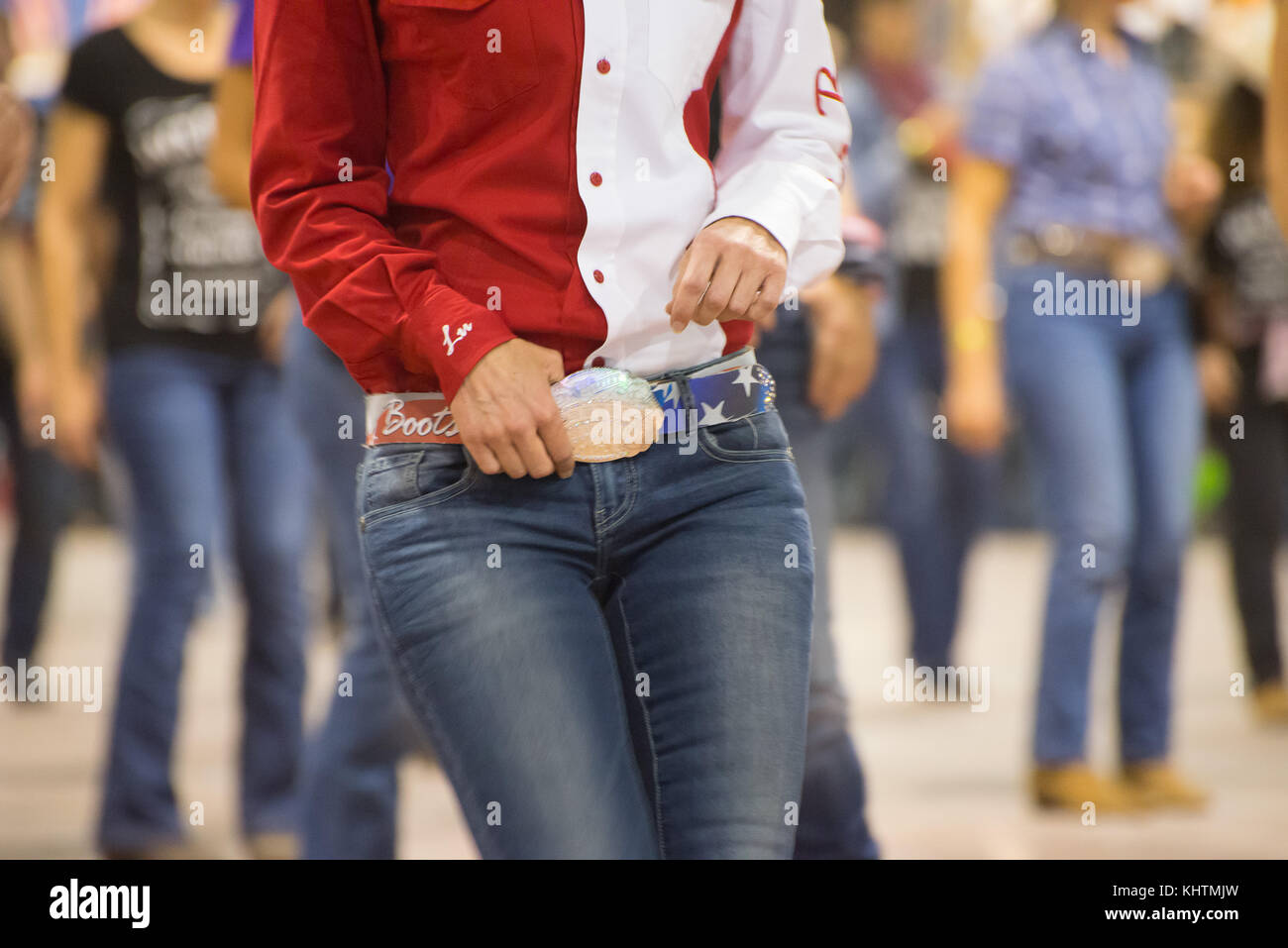Line dance usa country music hi-res stock photography and images - Alamy