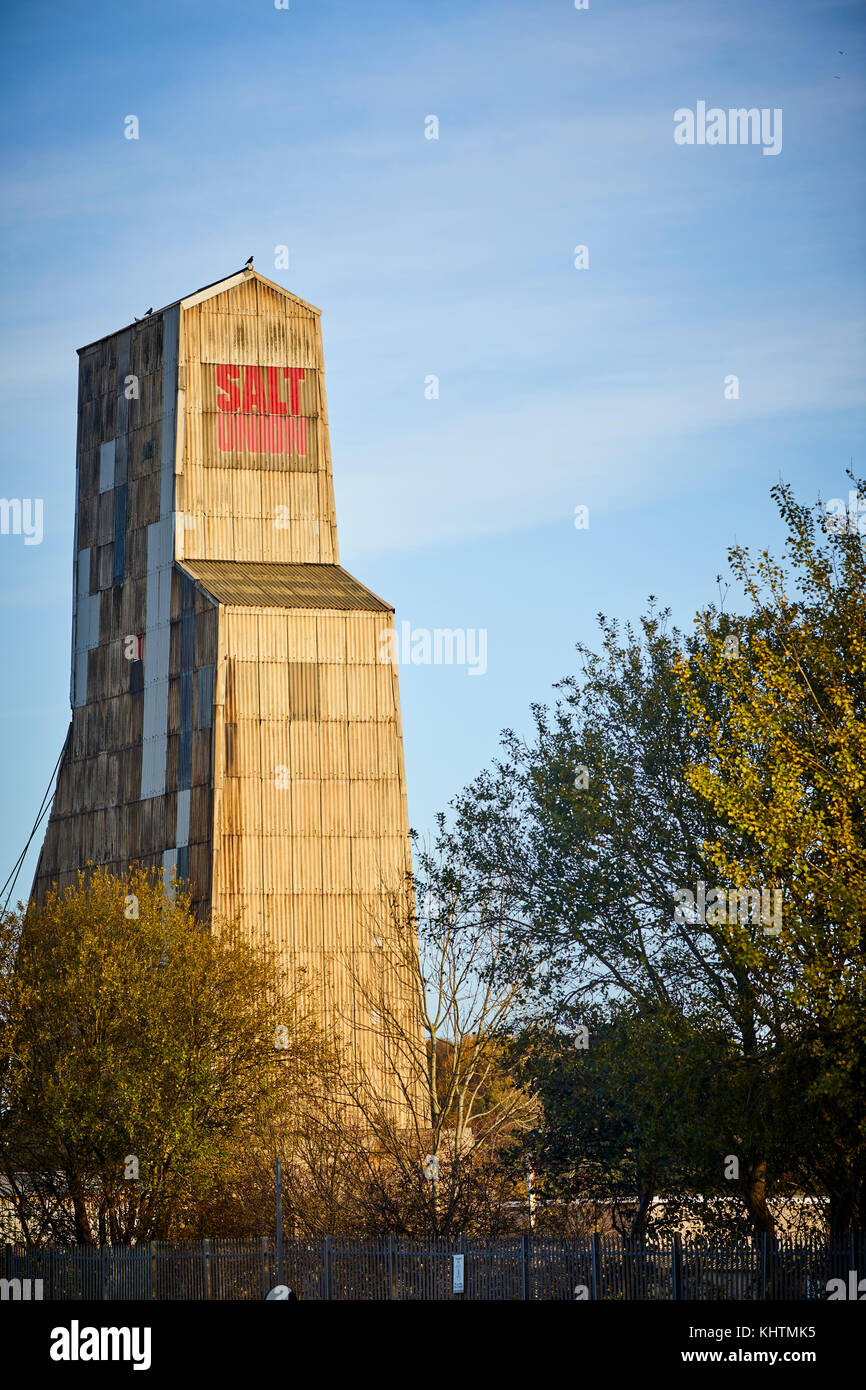 Autumn in Winsford Compass Minerals salt mines mining rock salt for ...