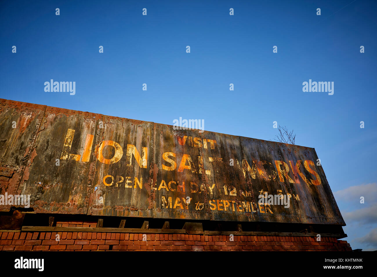 Autumn The Lion Salt Works is the last remaining open pan saltworks in ...
