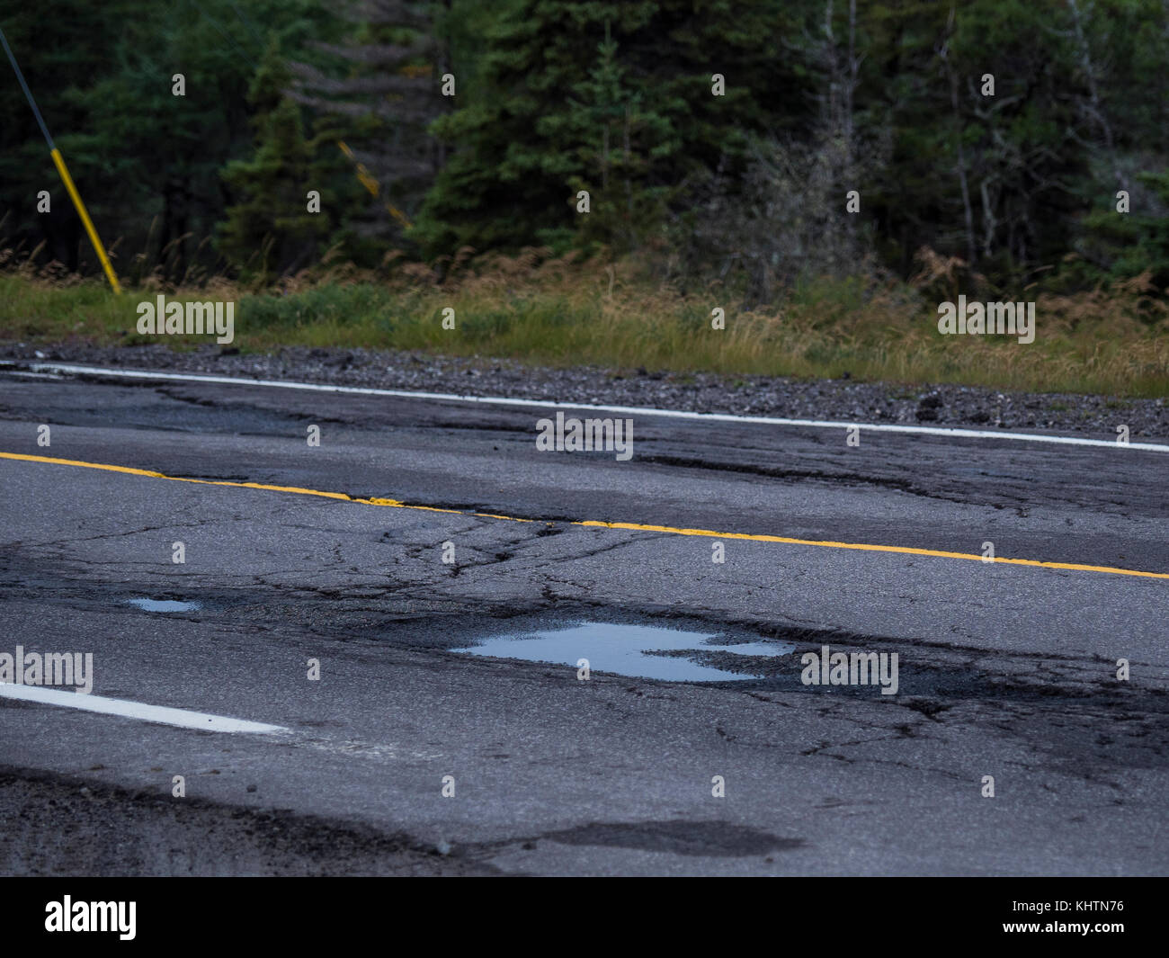 Holes in the asphalt hi-res stock photography and images - Alamy