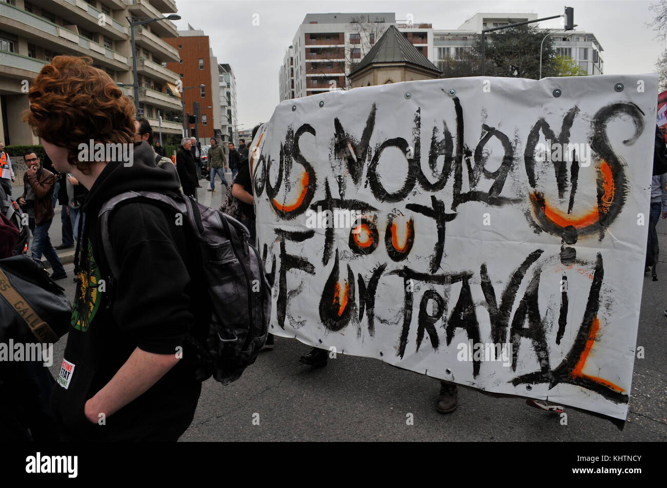 French labor law hi-res stock photography and images - Alamy