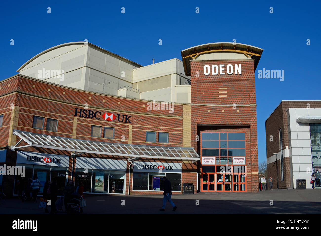 Odeon cinema in Victoria Circus, Southend on Sea, Essex. HSBC bank ...