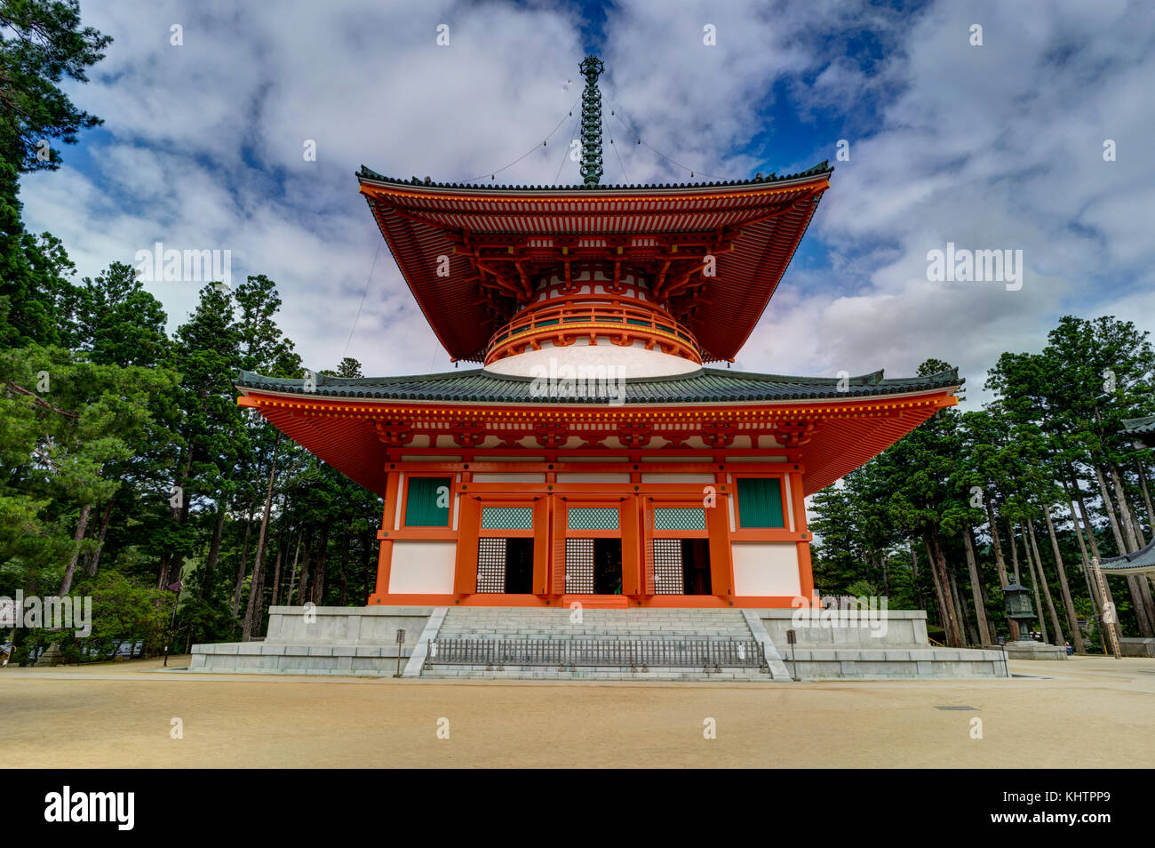 Koyasan Danjo Garan Temple Shrine Japan Stock Photo - Alamy