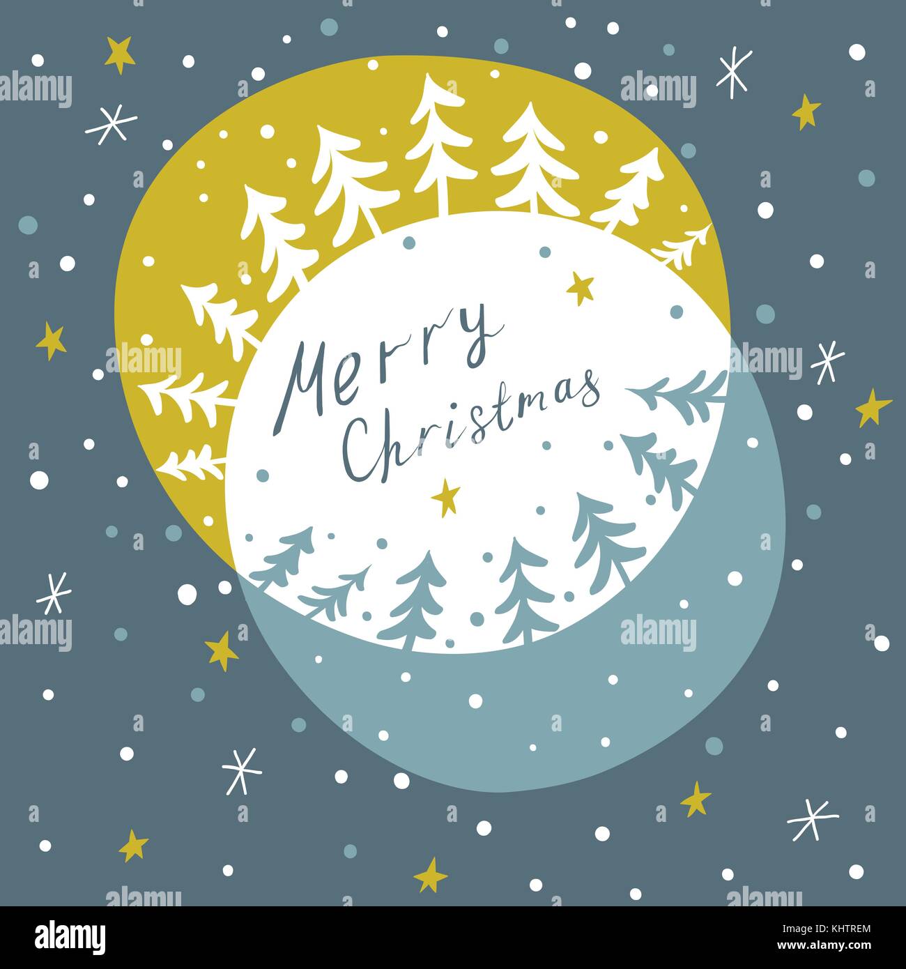 Ellipse Christmas Tree Stock Vector Images - Alamy