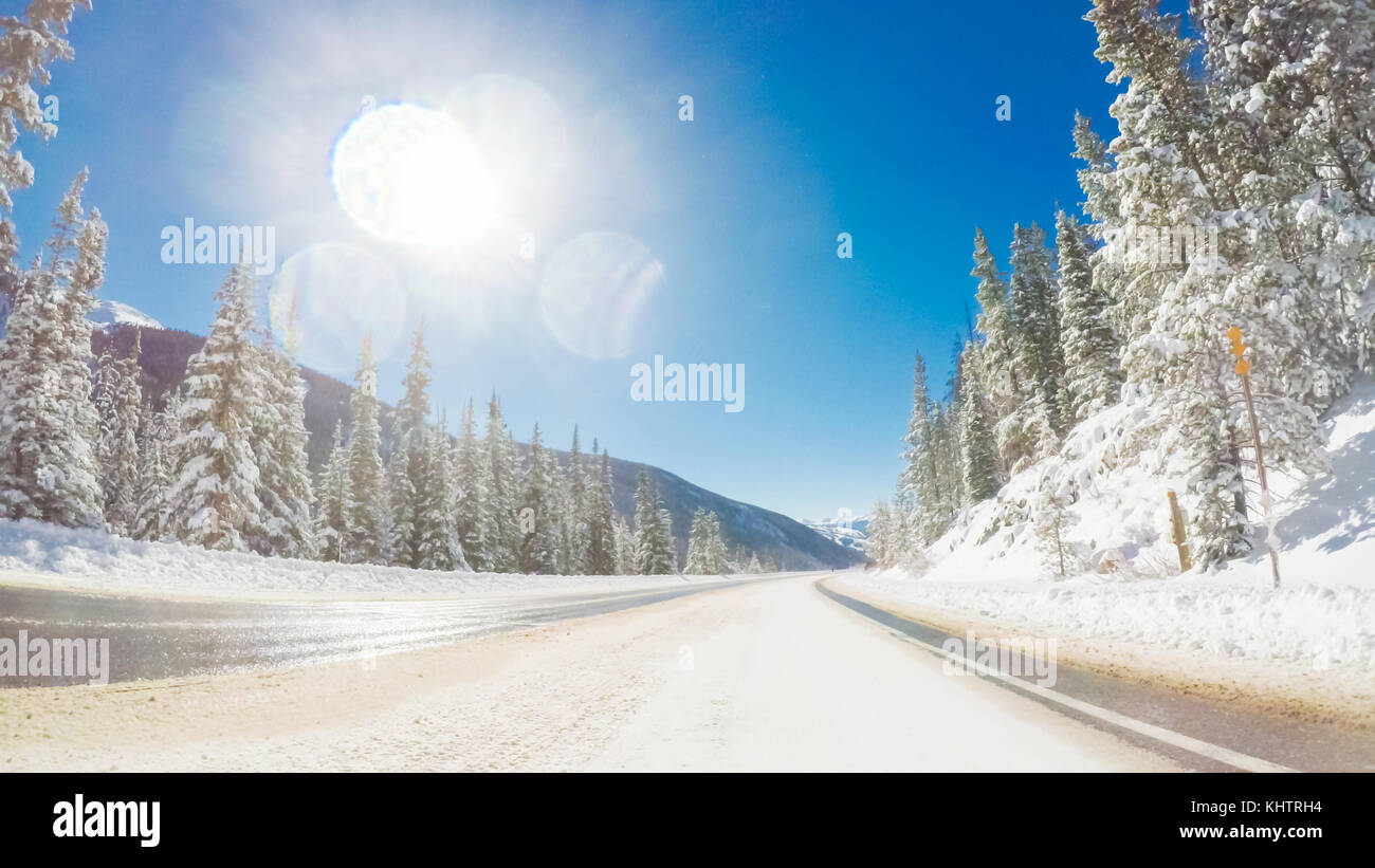 Dashcam snow hi-res stock photography and images - Alamy
