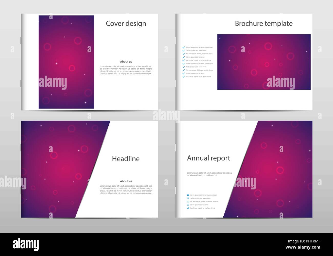 Rectangle brochure template layout, cover, annual report, magazine in ...