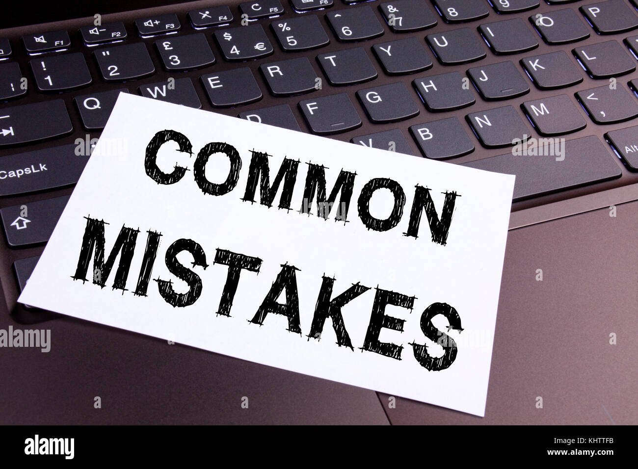 Commonmistakes High Resolution Stock Photography and Images - Alamy
