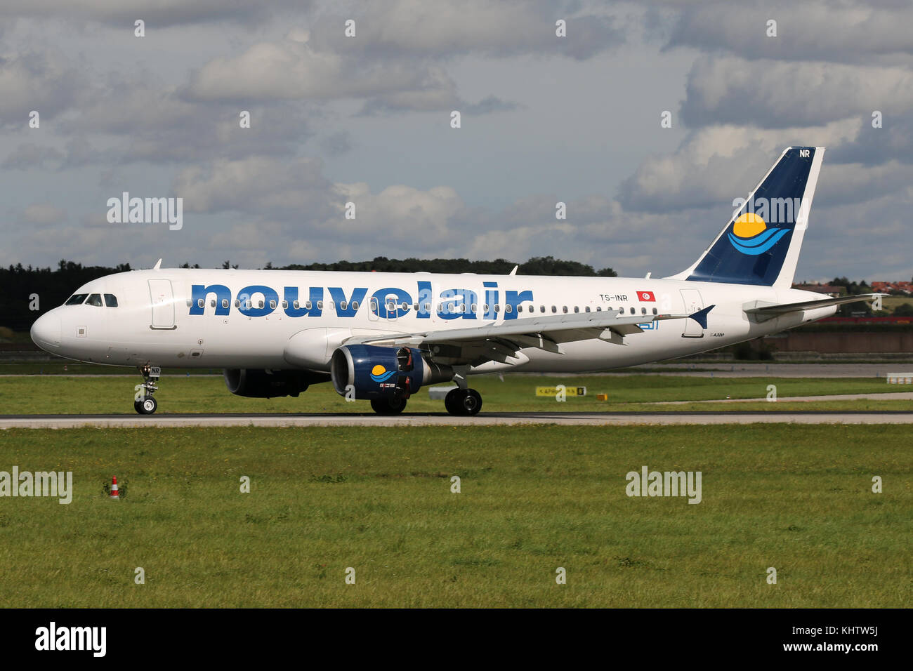 Stuttgart, Germany – Summer, 2017: An Airbus plane at Stuttgart airport ...