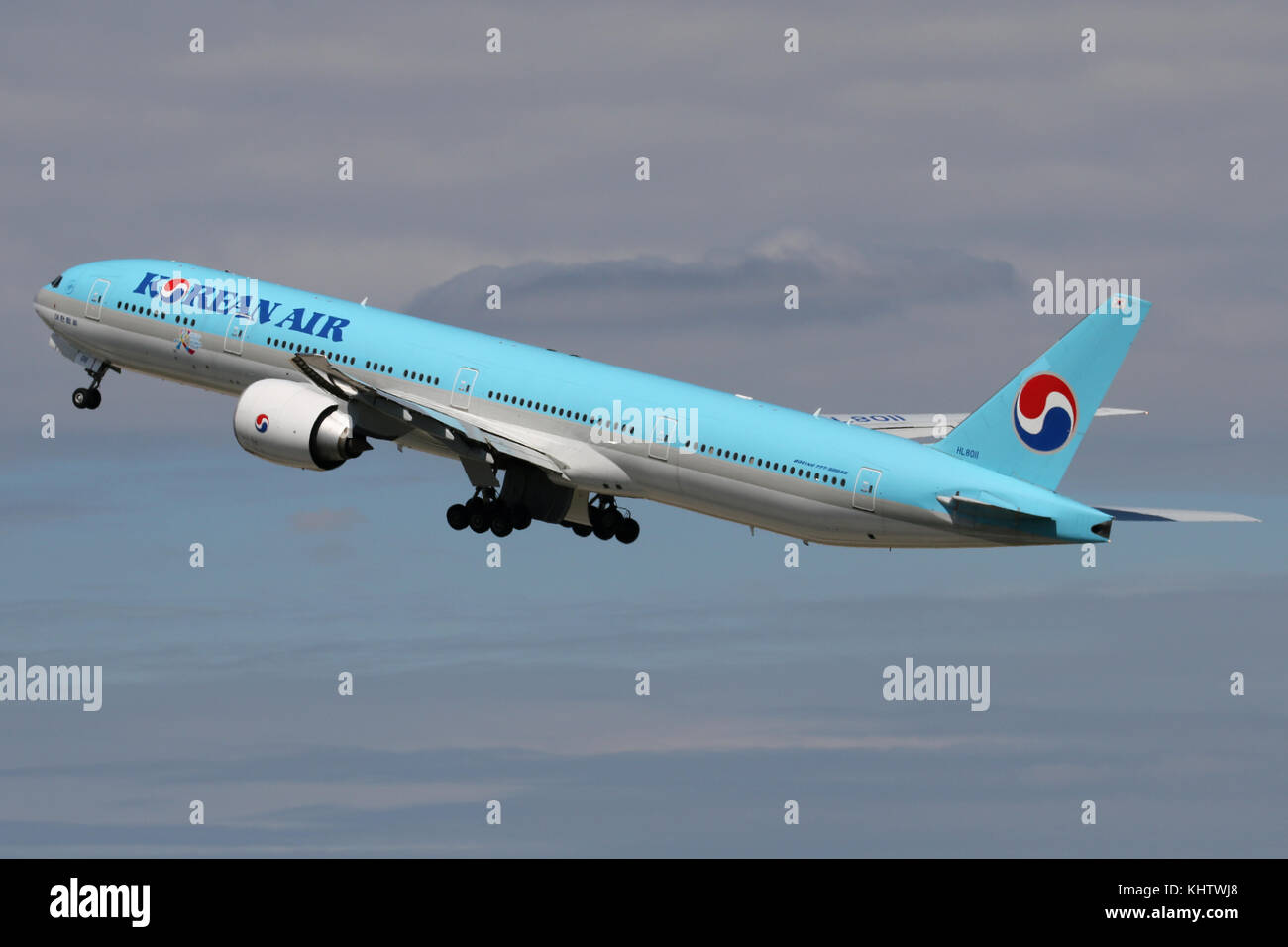 Stuttgart, Germany – Summer, 2017: An Boeing plane at Stuttgart airport ...