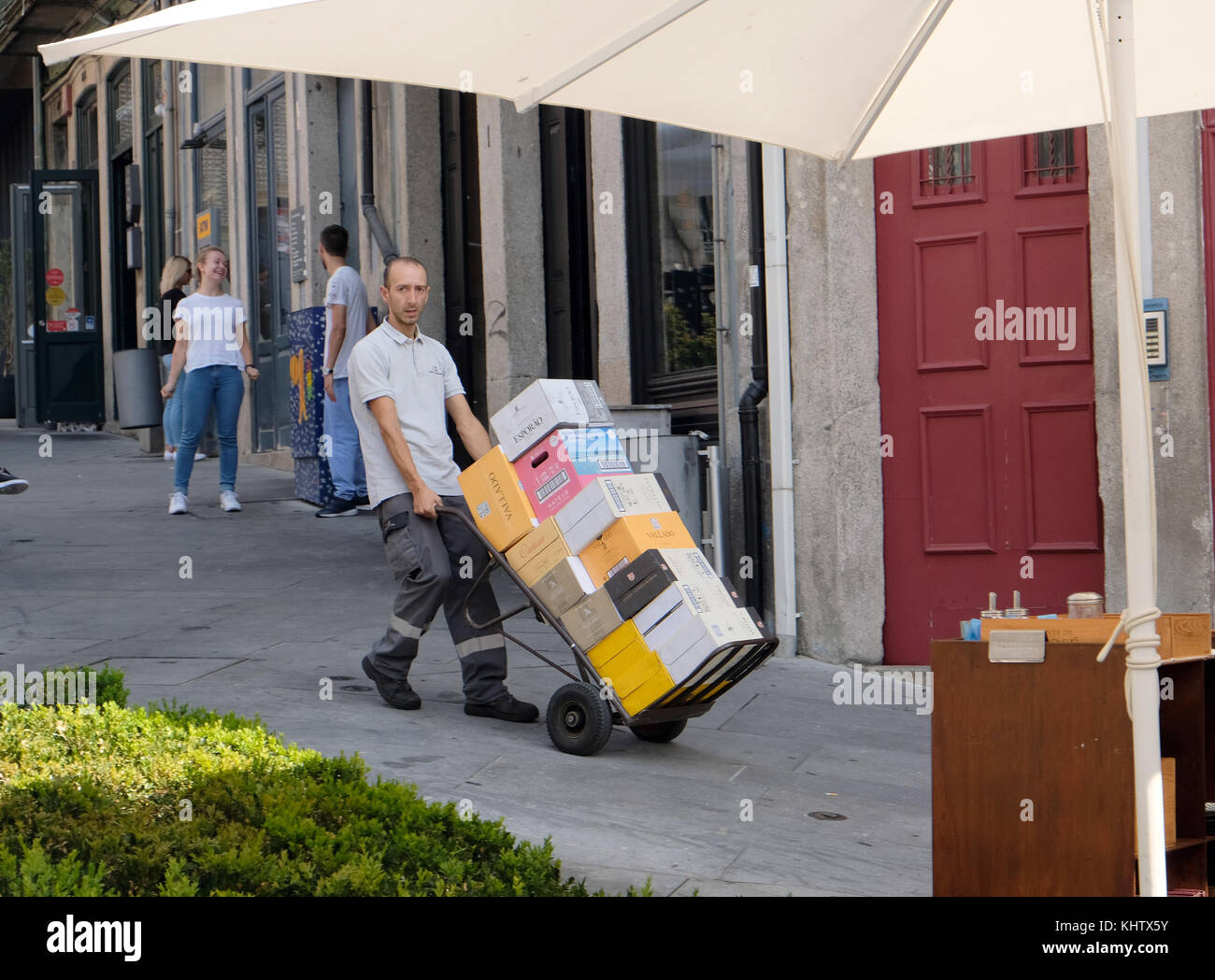 Man delivering water hi-res stock photography and images - Alamy