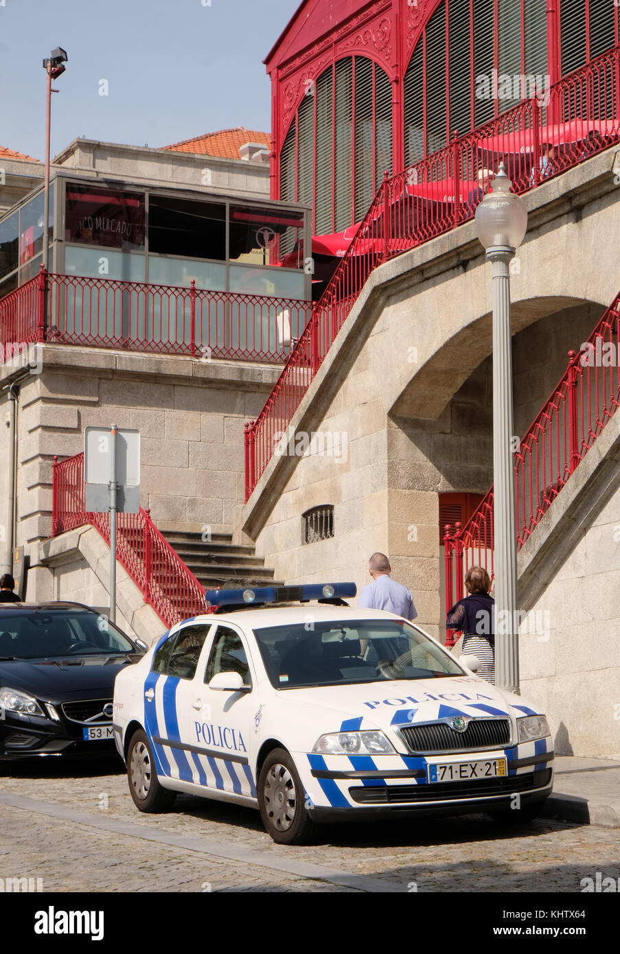 September 2017 - Skoda Octavia Police car in the Portuguese City of ...